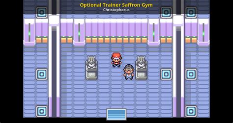Optional Trainer Saffron Gym Mod For Pokemon Firered And Leafgreen