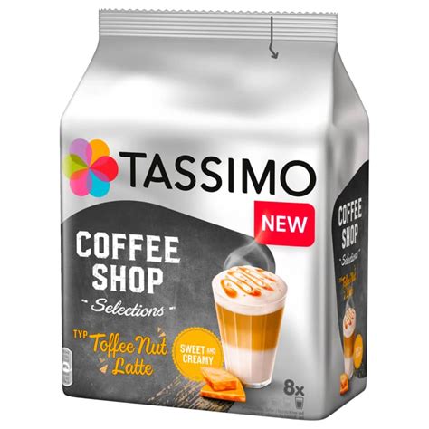 Tassimo Kaffeekapseln Coffee Shop Selections Toffee Nut Latte 268g 8