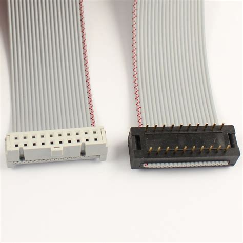 1pcs Idc Male 20 Pin Connector To Idc Female 20pin Flat Ribbon Cable