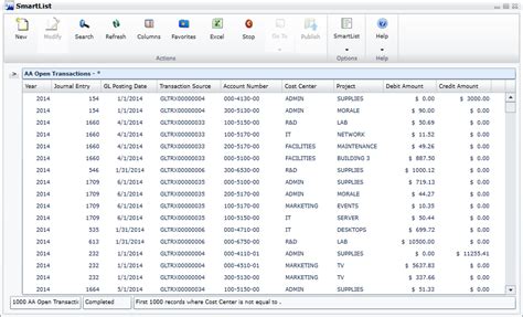 Mdgp 2015 R2 Feature Of The Day Analytical Accounting Transaction