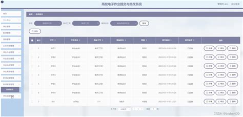 附源码计算机毕业设计ssm高校电子作业提交与批改系统作业提交和批改界面 Csdn博客