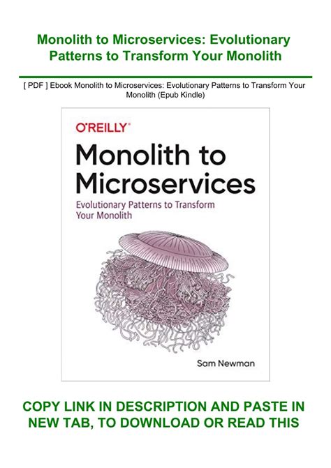 [ pdf ] ebook monolith to microservices evolutionary patterns to