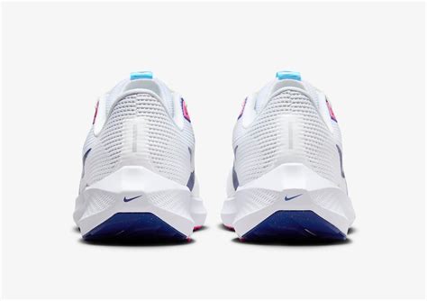 Nike Air Zoom Pegasus 40 White Photon Dust Fierce Pink Deep Royal Blue