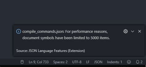 How Can I Disable The Limitation Of Reading A Big Compilation Database