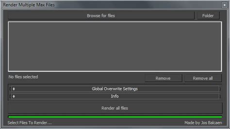 Tagged Batch Render Scriptspot