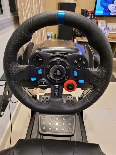 Logitec G29 Racing Wheel With Shifter And S5 Wheel Stand Video Gaming