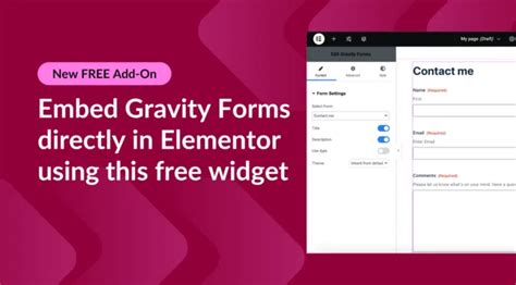 Introducing Our Newest Free Add On Gravity Forms Widget For Elementor Gravitykit