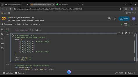 A Search Algorithm In Python Maze Pathfinding Artificial