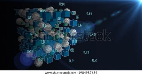Big Data Abstract Visualization Analyze Algorithm Stock Illustration