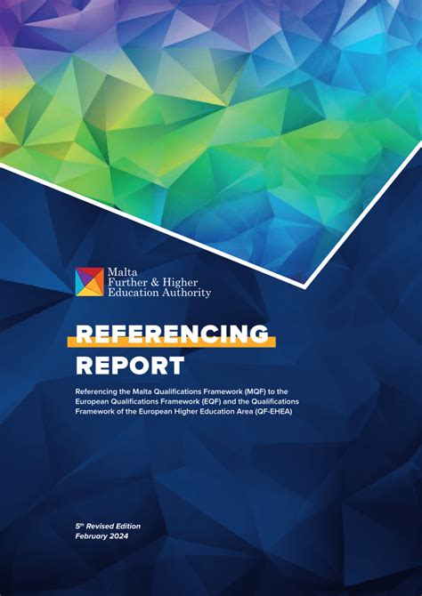 Pdf Maltas Referencing Report 5th Edition Referencing The Malta Qualifications Framework