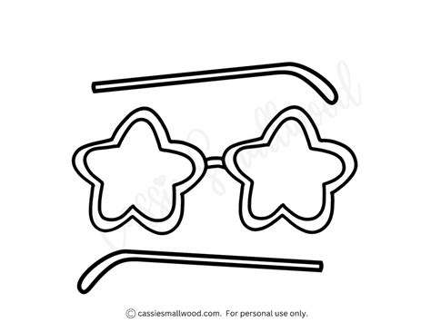 12 Glasses Templates Sunglasses And Eyeglasses Cassie Smallwood