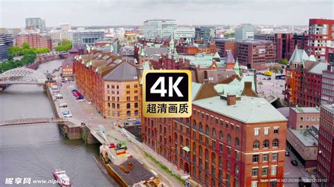 西欧城市河流美景 自然风光 实拍视频 多媒体图库 昵图网nipic