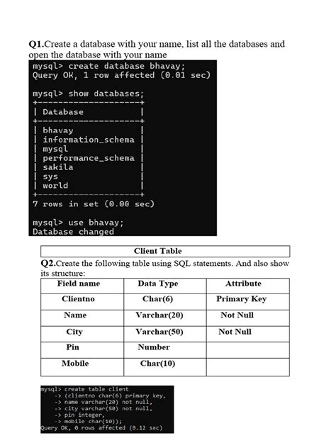 Holiday Homework Computer Science Part1 Pdf Computer Data Databases