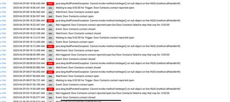 Error In Rule Machine Looks Like A Bug Apps Hubitat