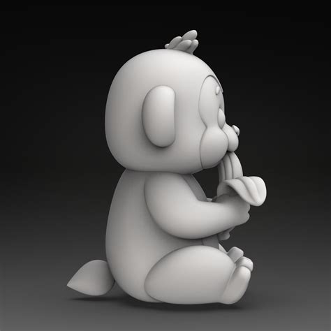 🐒 Cute Monkey 3d Printable Toy Figurine・ Stl File For 3d Printing・cults