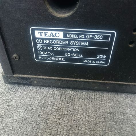 Yahoo オークション 040703 Teac 木製cd レコーダーシステム Gf 350