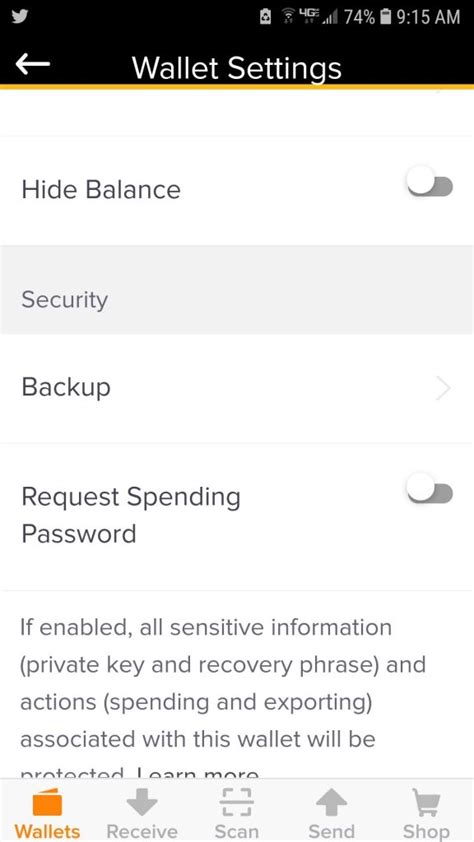 how to backup a bitcoin mobile wallet databae systems web design