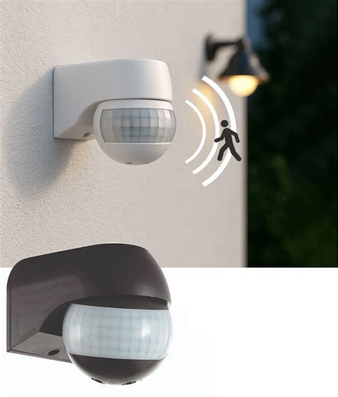 Optimised Pir Motion Sensor For Lighting No Minimum Load Ip44 Remote Pir Detector 180º Sensor