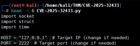 【漏洞复现】erlangotp Ssh：cve 2025 32433 Freebuf网络安全行业门户