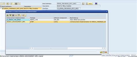 How To Implement New BAdI RSROA VARIABLES EXIT BAD SAP Community