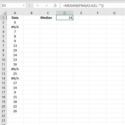 How To Ignore Na Values When Using Formulas In Excel
