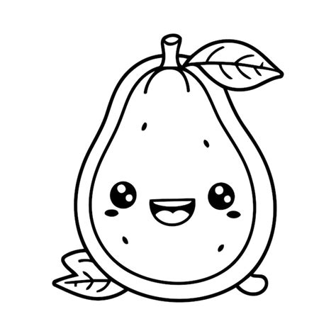 과일 캐릭터 색칠하기 이미지 Freepik에서 무료 다운로드