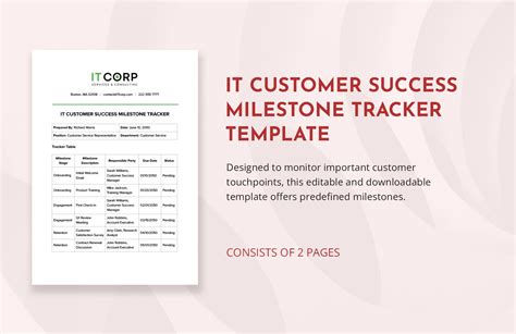 Free Editable Milestone Templates In Word To Download