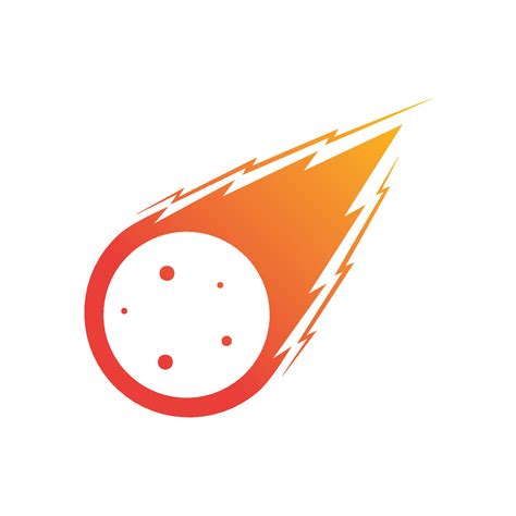 Meteor Logo Template Design 44601584 Vector Art At Vecteezy