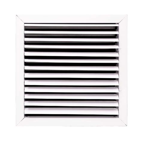 Aclaminaire 14 In X 14 In 1 Way Aluminum Ceiling Diffuser In White L