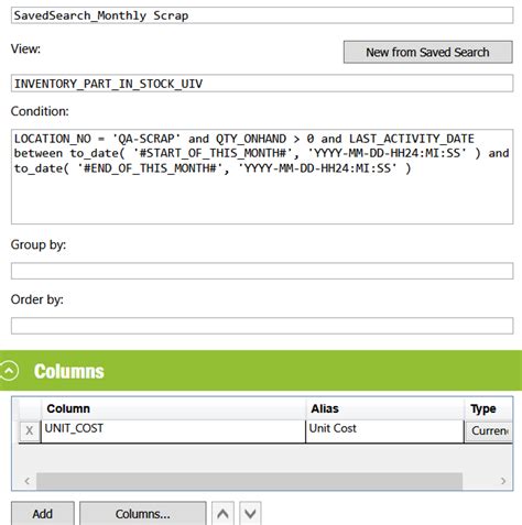 Dashboard Query Ifs Community