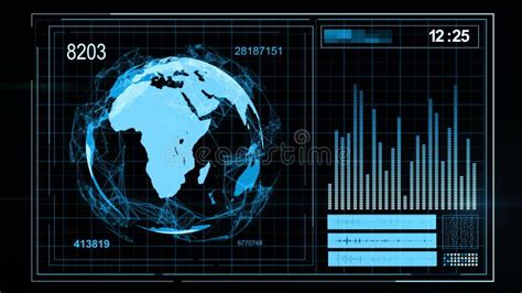 Technology Interface Screen Stock Video Video Of Heads Display 40693079