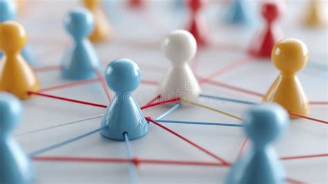 Explore The Intricate Connections Of Networking A Visual Representation Of Collaboration