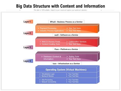 Big Data Structure With Content And Information Ppt Powerpoint