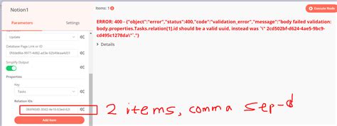 Notion Update Db Page Not Working On Multiple Relations Questions