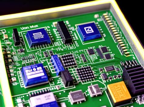 Premium AI Image Motherboard Closeup Technology Integrated Microchip Circuit Board Computer