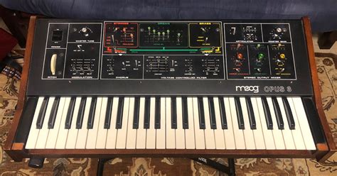 Matrixsynth Moog Opus 3 Synthesizer Sn 4089