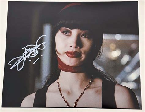 Bai Ling Original Autogramm Auf 20x25 The Crow Foto We Love Autographs