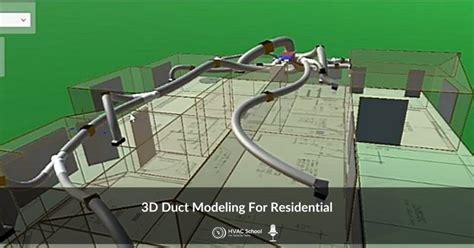 3d Duct Modeling For Residential Hvac School