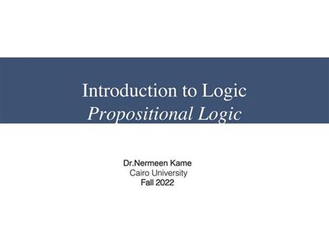 Contraposition Logic Pptx