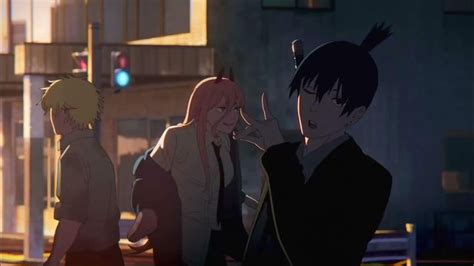 Denji And Power Dance Man Wallpaper Anime Chainsaw