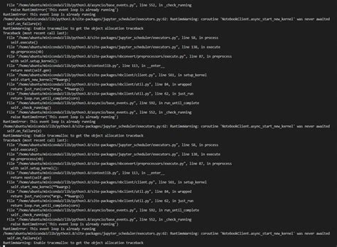 All Jobs Failing With Message This Event Loop Is Already Running