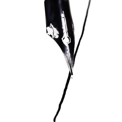 Premium Photo Nib Of Drawing Pen Drafting Line By Black Ink