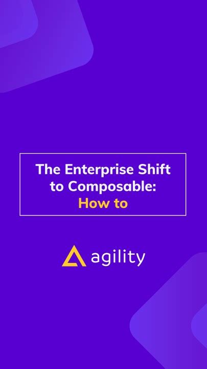 Agility Cms On Linkedin Composable Composablearchitecture