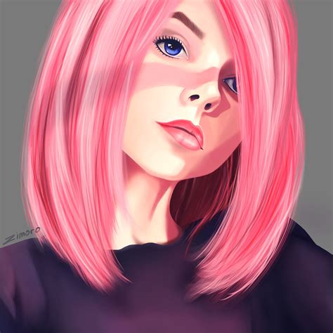 ArtStation - Розовая леди