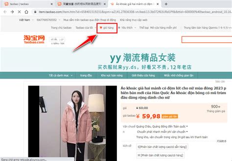 Hướng dẫn cách order Taobao về Việt Nam trên điện thoại máy tính