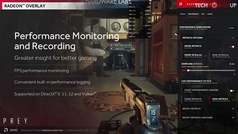 AMD Radeon Software Adrenalin Edition Overview Radeon Overlay TechPowerUp