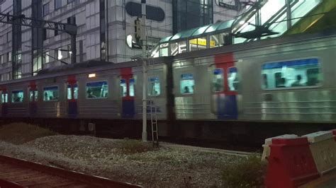 서울지하철 1호선 광운대역행 외대건널목 통과 Youtube