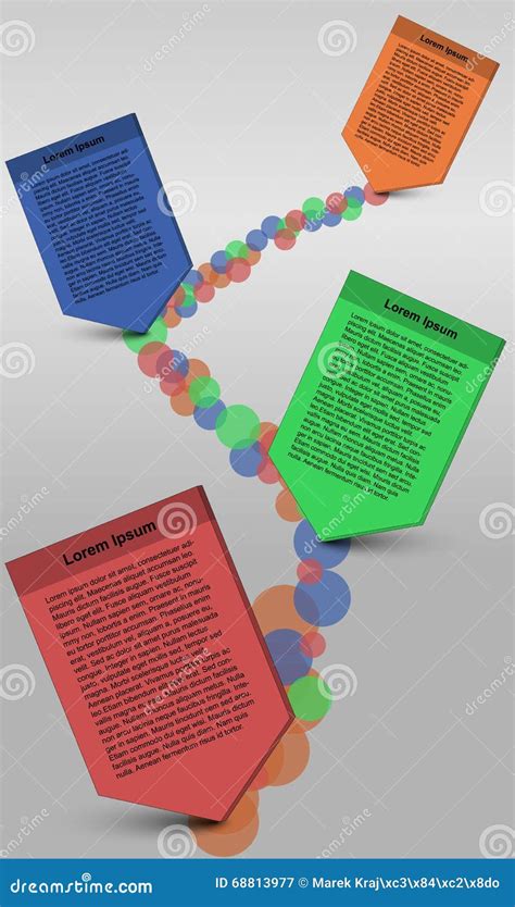 Timeline Infographic Timeline Infographics Bubble Infographic Stock Vector Illustration Of