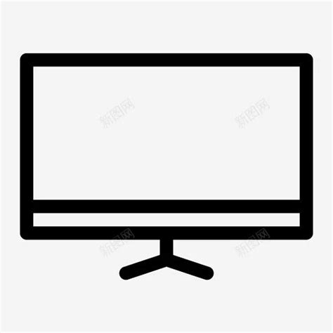 显示器电脑屏幕显示屏图标 平面电商 创意素材 花瓣网