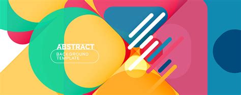 현대 기하학적 둥근 모양과 동적 라인 추상적 인 배경 플래카드 브로셔 포스터 및 배너에 대한 벡터 일러스트레이션 0명에 대한 스톡 벡터 아트 및 기타 이미지 Istock